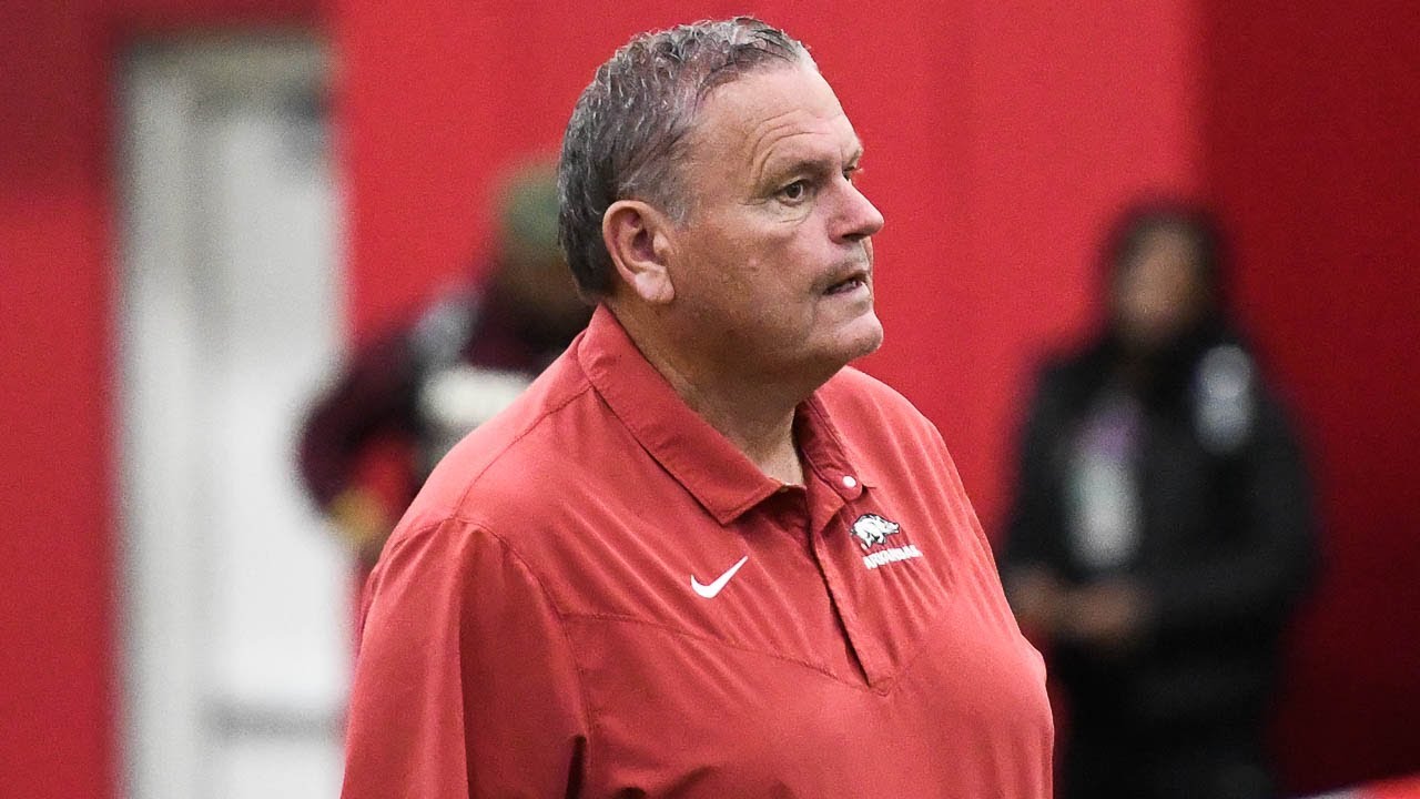 Razorbacks' coach Sam Pittman with final media update before Texas A&M ...