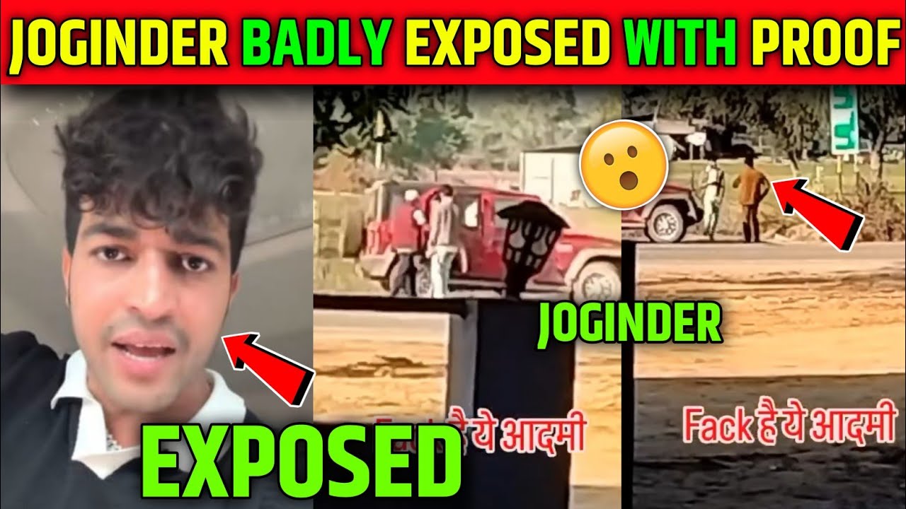 Thara Bhai Joginder Badly Exposed With Proof...😲 Joginder Exposed ...