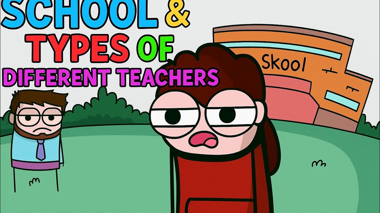 School & Types of Different Teachers / #cartoons #cartoonstory # ...