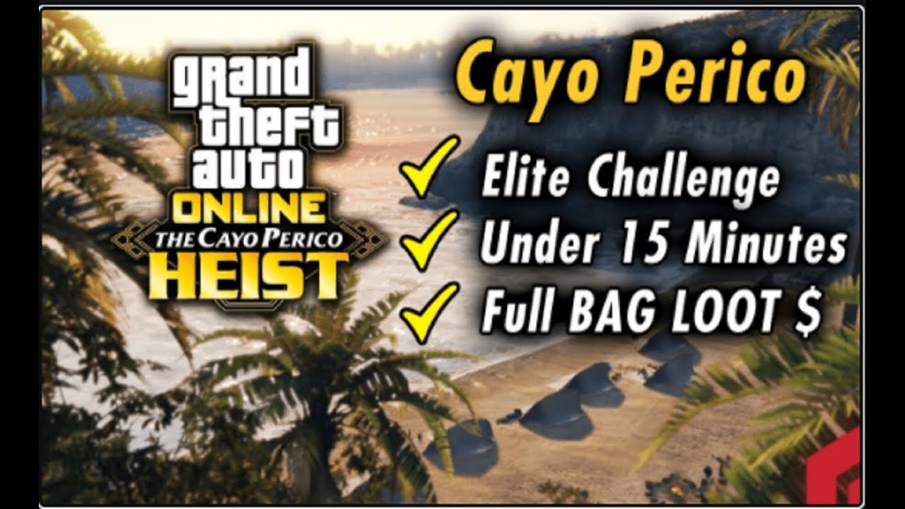 GTA V : Cayo Perico Heist | SOLO | Elite challenge . - YouTube
