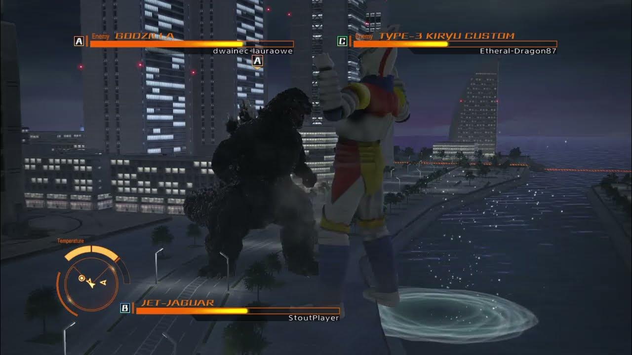 GODZILLA PS4 : Jet Jaguar vs Godzilla vs Kiryu - YouTube