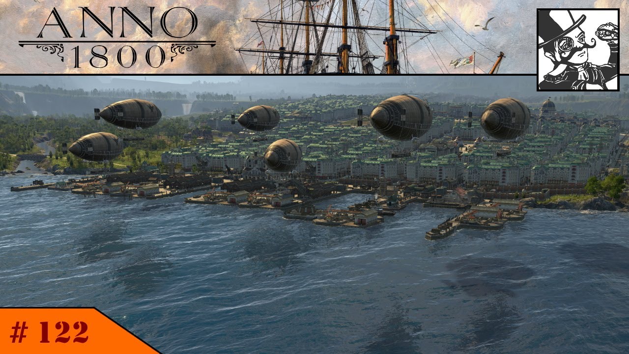 Anno 1800 - Bright Harvest #122 Redesigning the Harbour! - YouTube