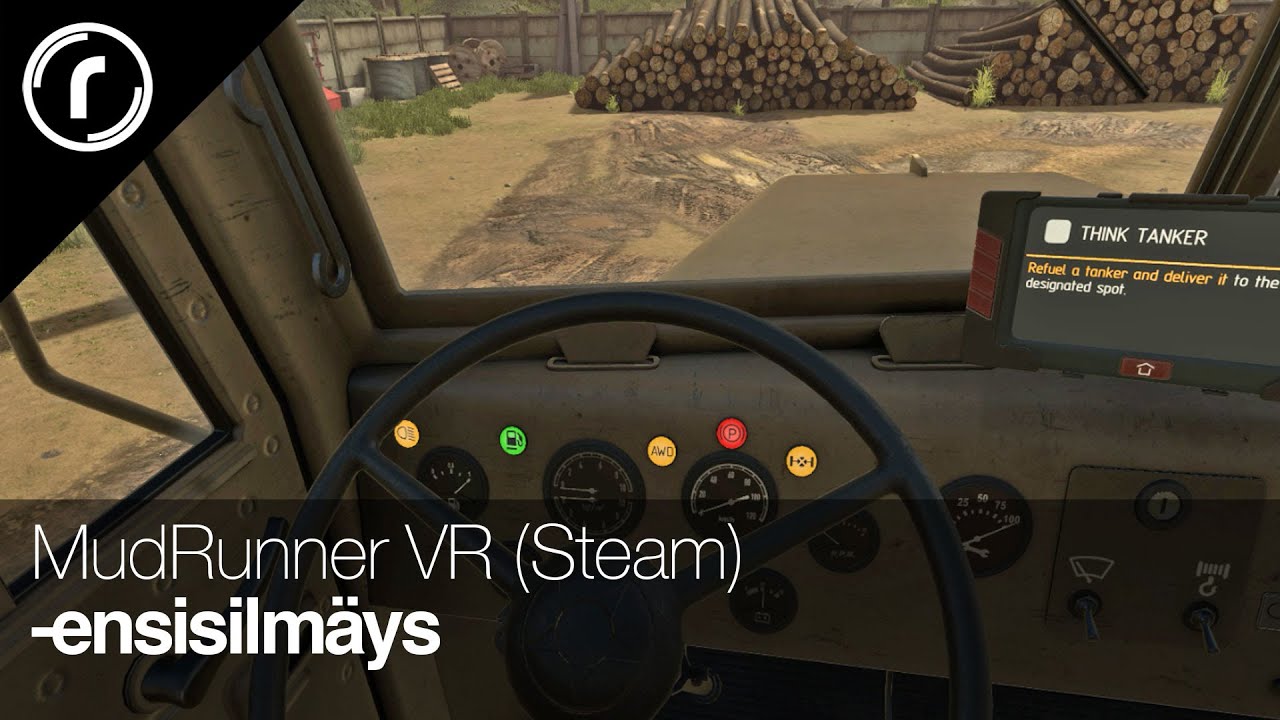 Tällainen on MudRunner VR Steam-versiona - YouTube