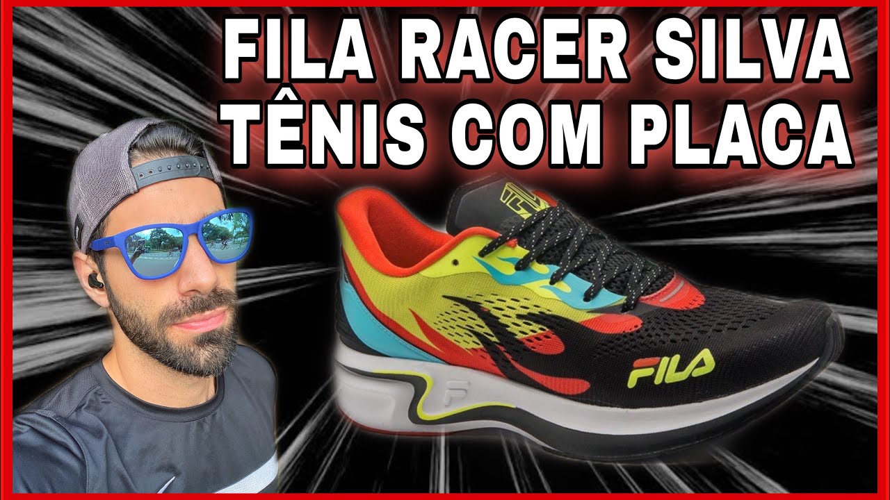 FILA RACER SILVA - TÊNIS COM PLACA E PREÇO BOM - REVIEW - YouTube