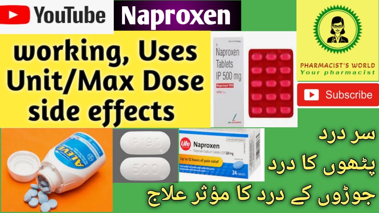 Naproxen Tablet Uses, side effects and cautions in Urdu/Hindi ...