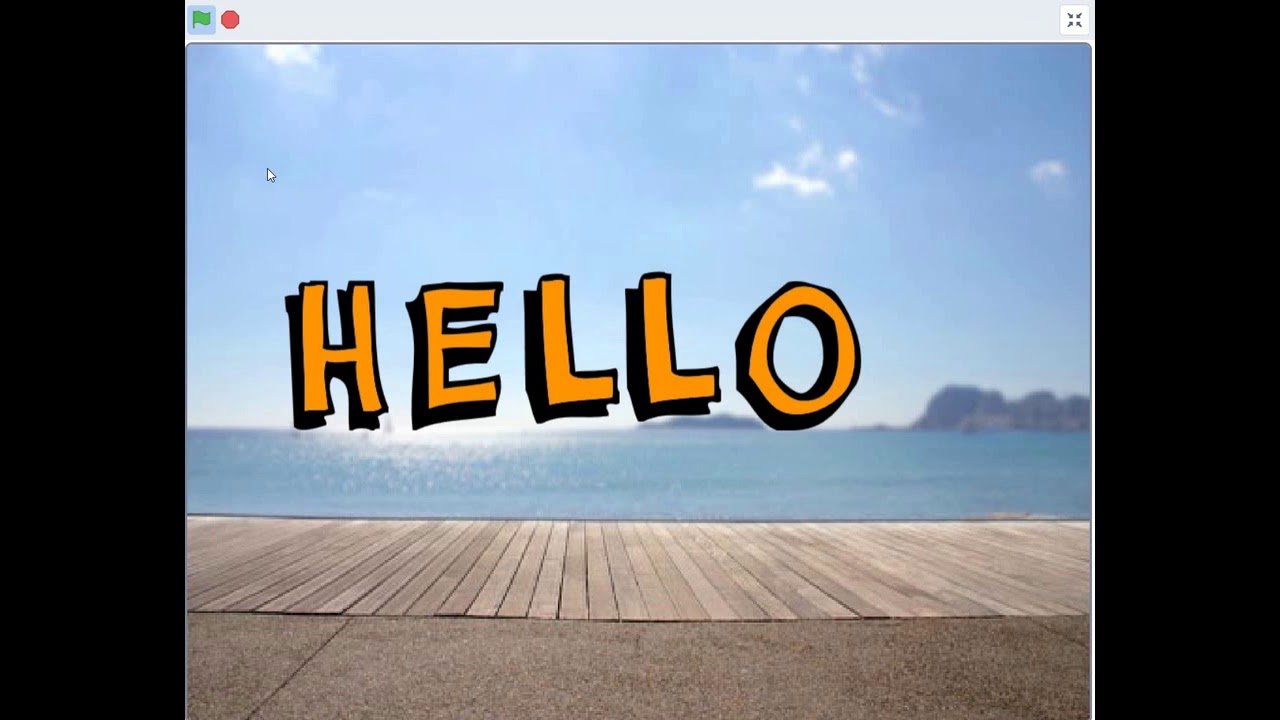 Hello στο Scratch - Αποτέλεσμα - YouTube