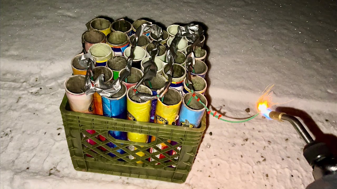 LET FREEDOM RING CANISTER SHELLS - Raccoon Fireworks - YouTube