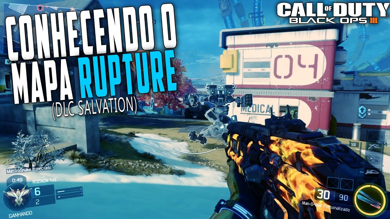 BO3 - Conhecendo o Mapa RUPTURE o Mapa dos Robôs Gigantes - YouTube