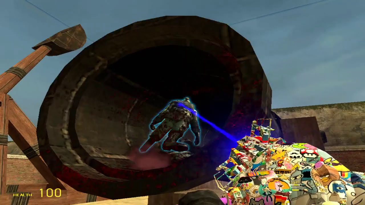 Gmod ragdoll slaughter (warning lots of gore) - YouTube