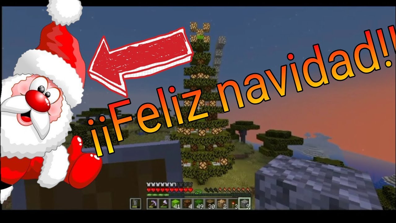 Especial navidad - minecraft (árbol de navidad) - YouTube