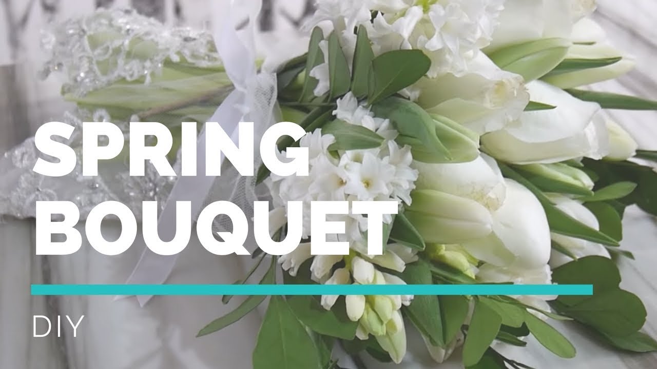 DIY SPRING BOUQUET - YouTube