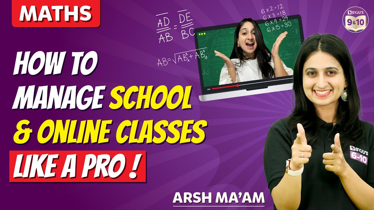 How To Manage School And Online Classes Like A Pro | BYJU'S - YouTube
