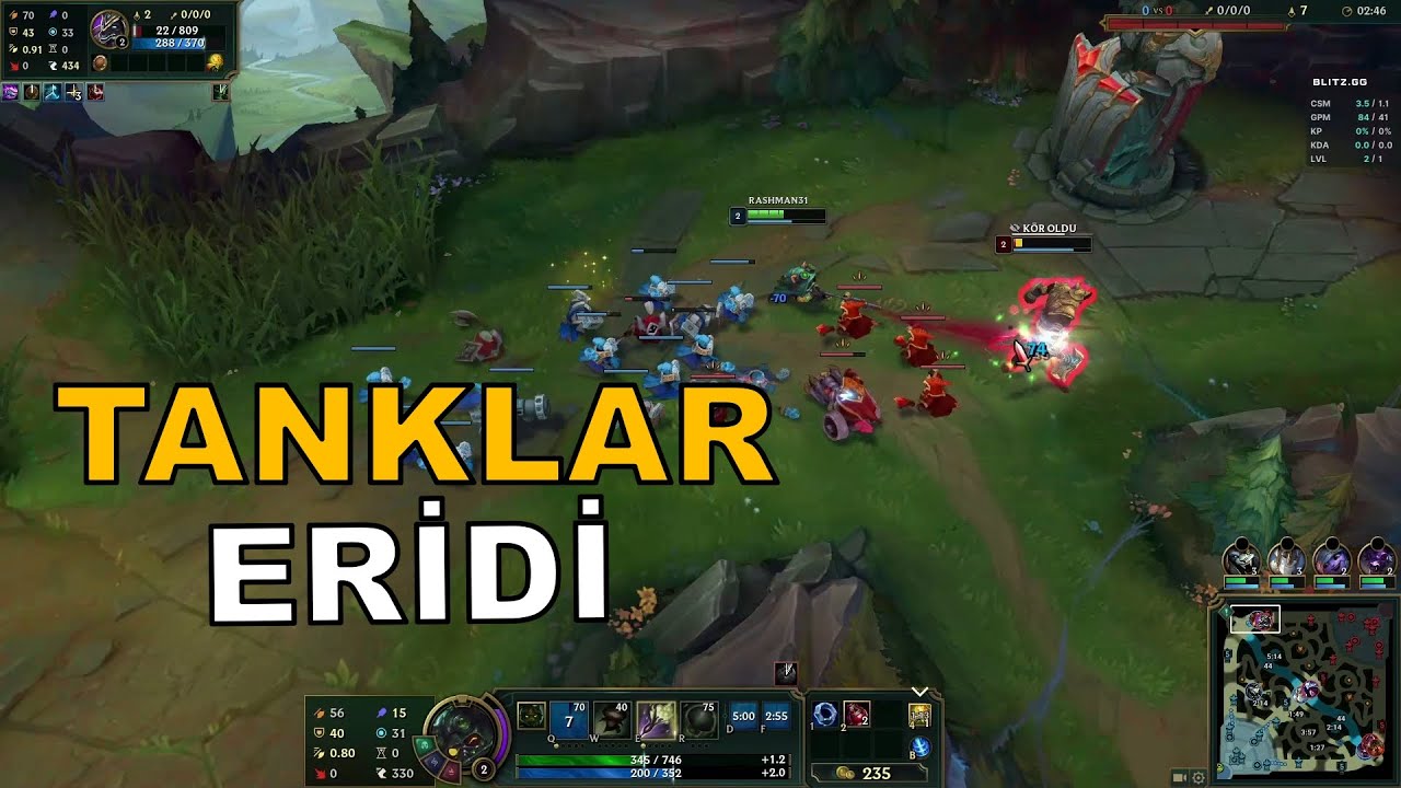 TANK METASI DA NEYMİŞ | TEEMO | LEAGUE OF LEGENDS - YouTube