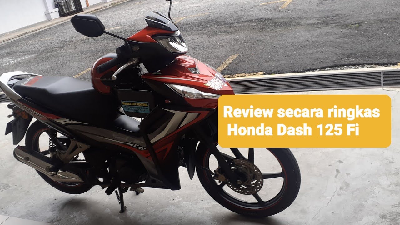 Honda Dash Red 125 Fi - YouTube