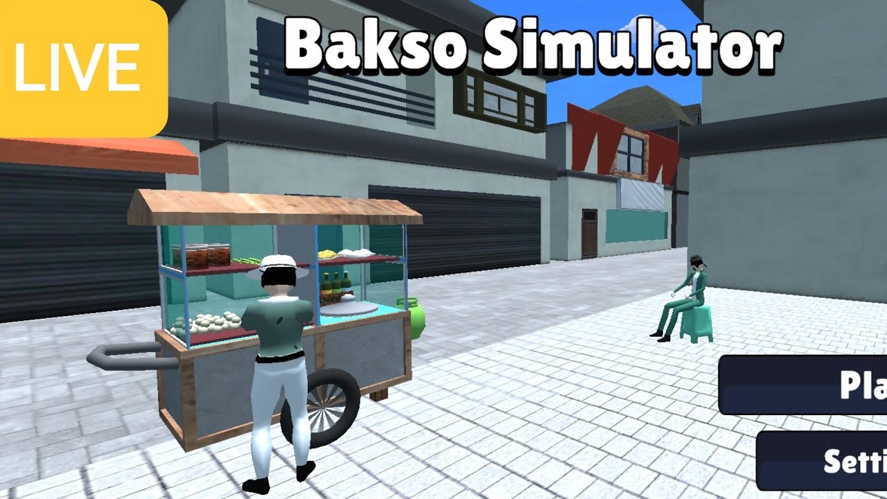Grinding duit di game Bakso Simulator #live #livebaksosimulator # ...