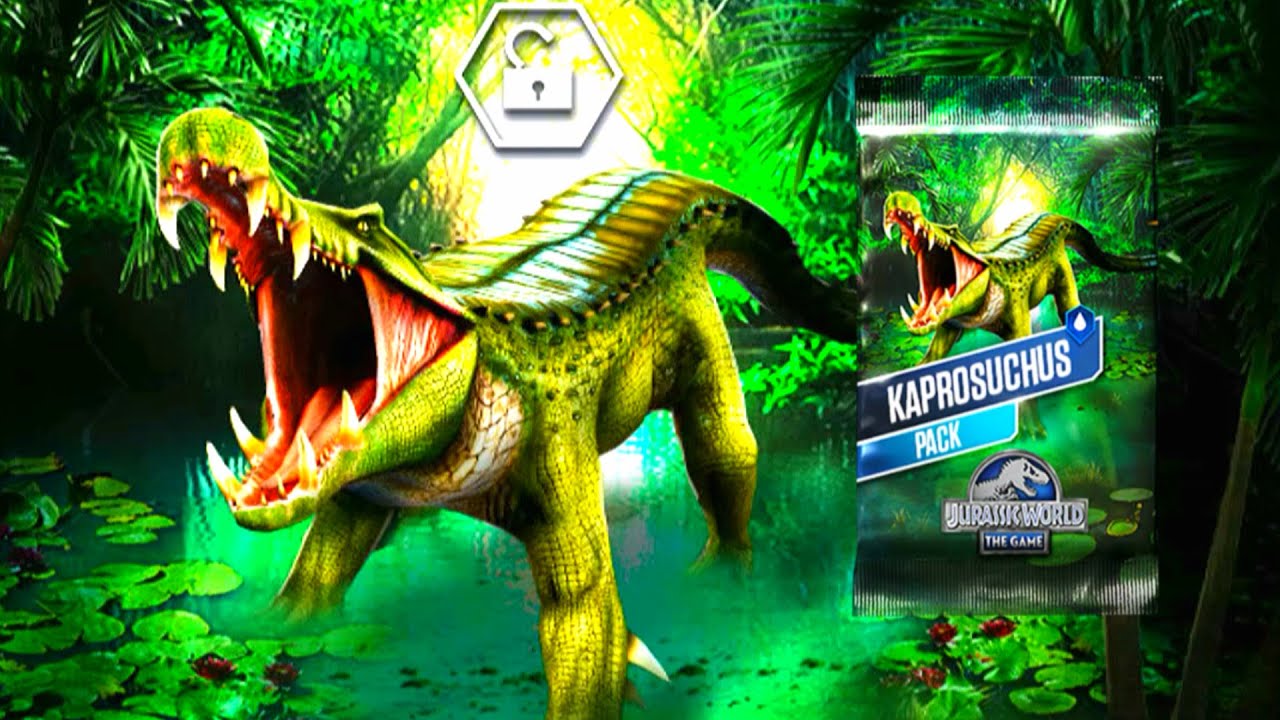KAPROSAURUS UNLOCK AND FAMILY KAPROSAURUS MAX LEVEL 40 | JURASSIC WORLD ...