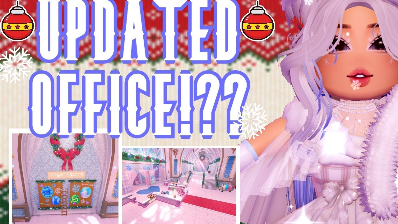 🎅🎄 NEW BATHING QUARTERS AND FRONT OFFICE?!?! || Royale High UPDATE ...