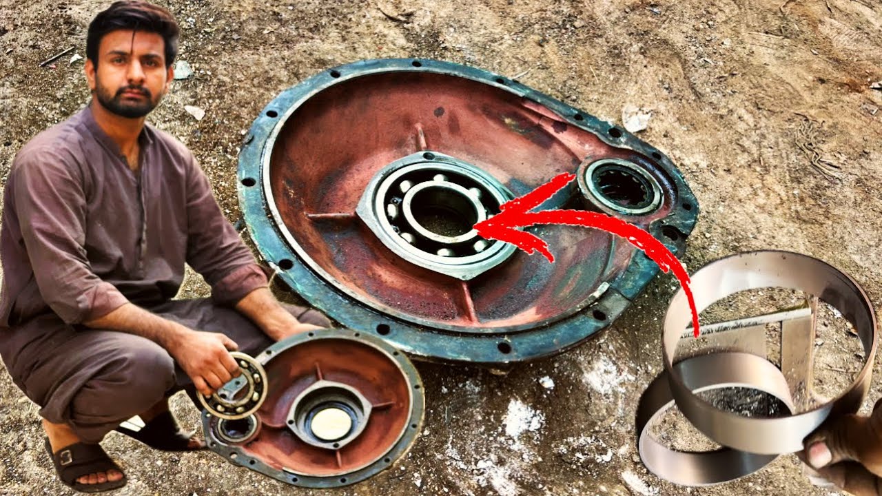 Fiat Tractor Axle Tube Bearing Size Restoration || Amazing Video By ...