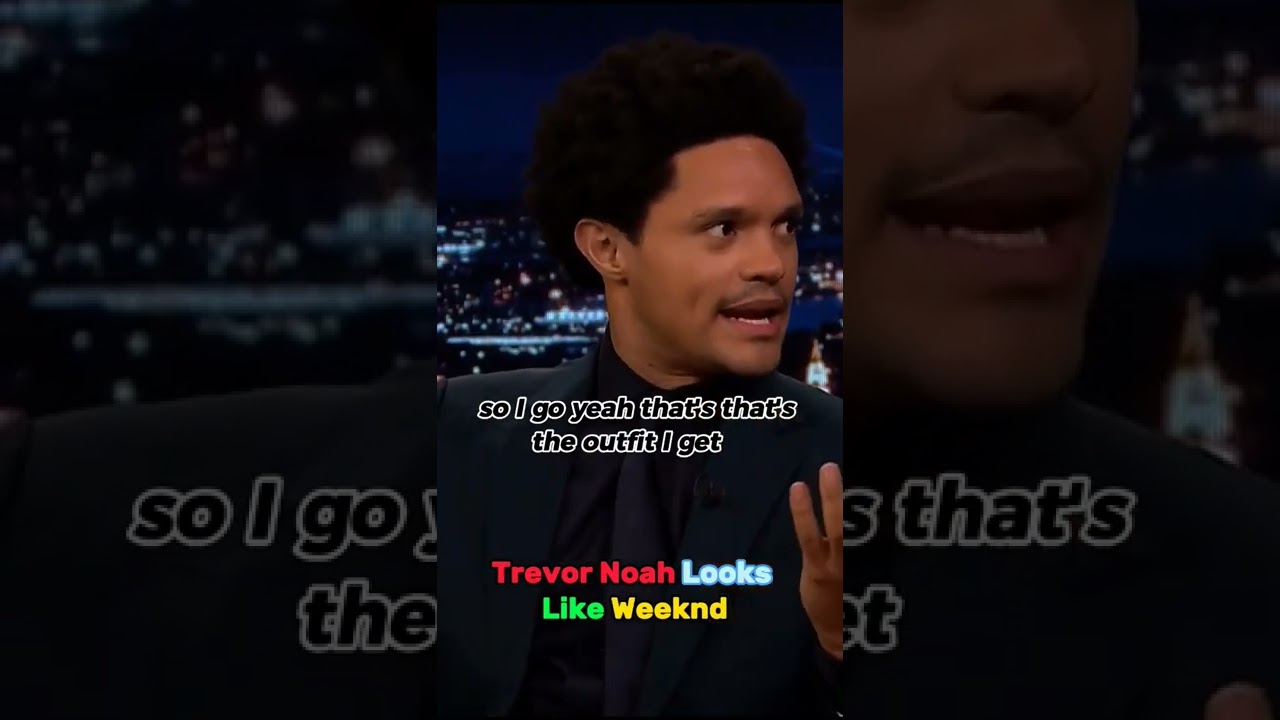Trevor Noah Dress Like Weeknd During Halloween - YouTube