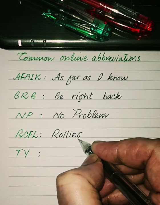 Abbreviations Online handwriting abbreviation shorts usa english abbreviations-online-handwriting-abbreviation-shorts-usa-english