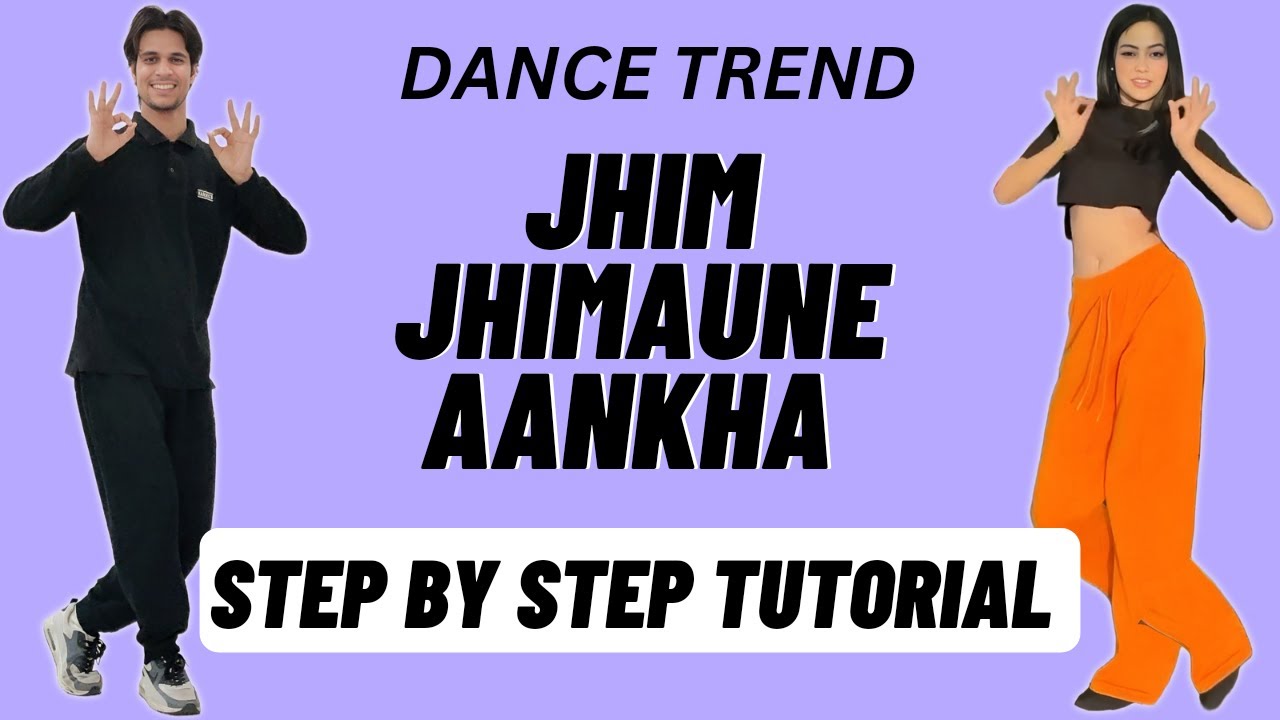 Jhim Jhimaune Aankha Reels Dance Trend Tutorial |Jhim Jhimaune Aankha ...