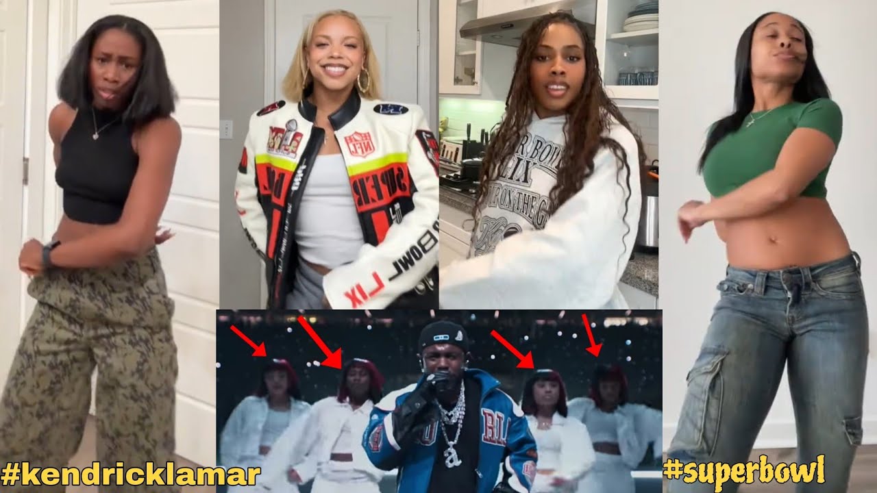 Kendrick Lamar Backup Dancers at Superbowl REVEALED!! 4 Kdot Angels ...
