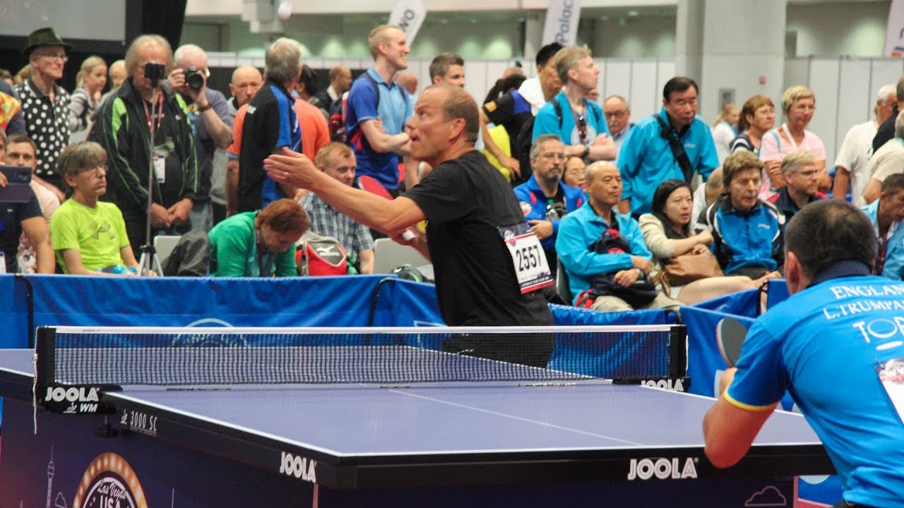 2018 World Veteran Championships Table Tennis - Singles Semis & Finals ...