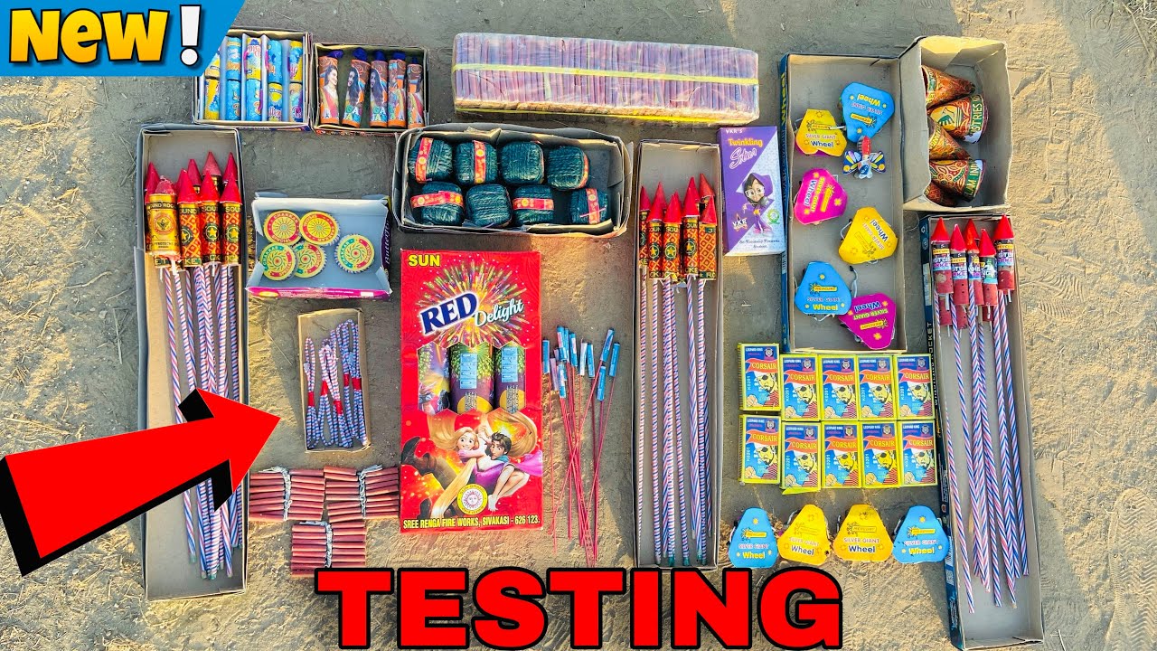 Diwali Crackers testing 2023 | New Firecrackers testing 2023 | Diwali ...