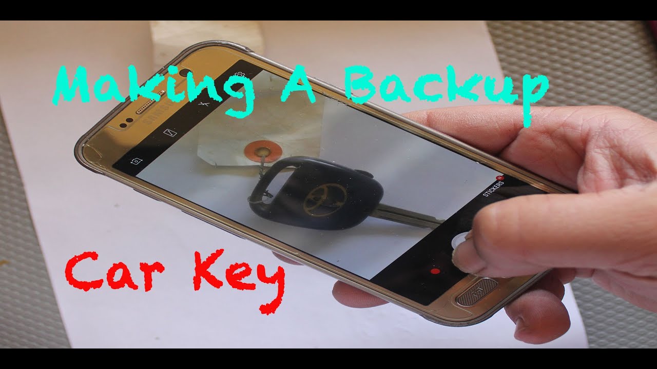 Backup Your Car Key - Plan B - YouTube