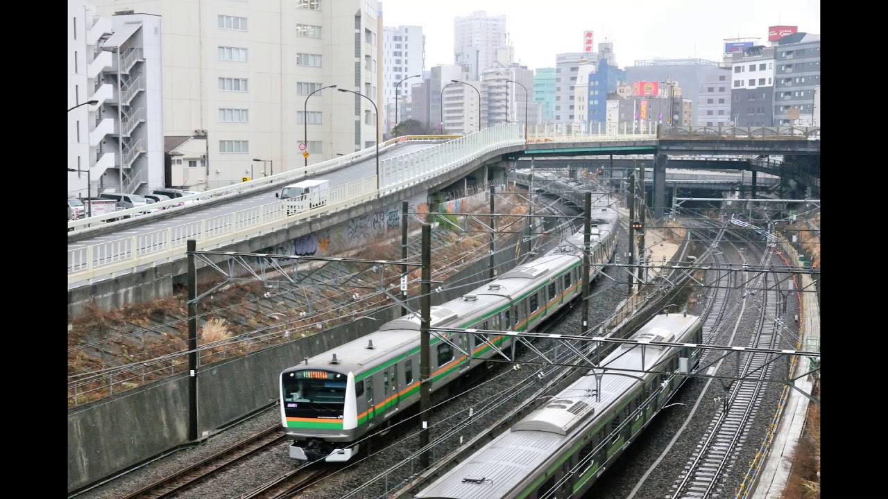 E233系3000番台 モハE233-3639形 小田原→(快速 アクティー)→東京 - YouTube
