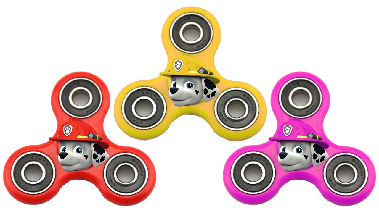 Learn Colors With Paw Patrol Fidget Spinner | Learn Colors Collection ...