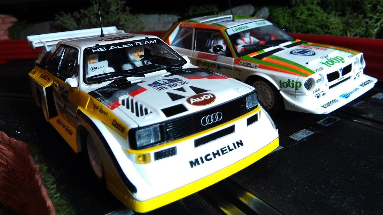 Slot Gear: Lancia Delta S4 (Scalextric) vs Audi Sport Quattro E2 ...