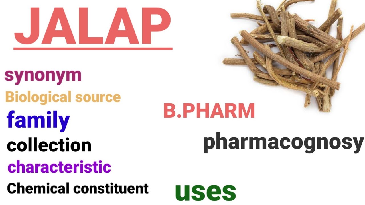 resins containing drug = jalap resin - YouTube