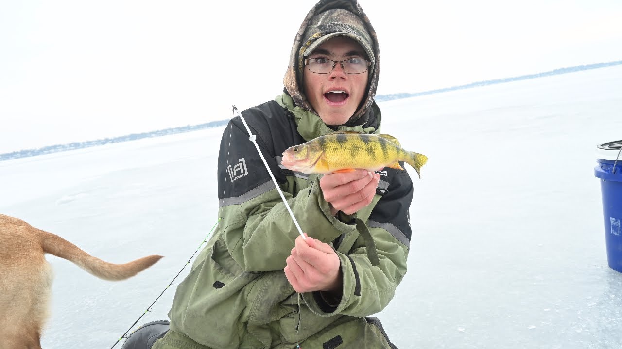 Deep Water Perch Fishing With Foot Long Weights!(2 Man Limit) - YouTube
