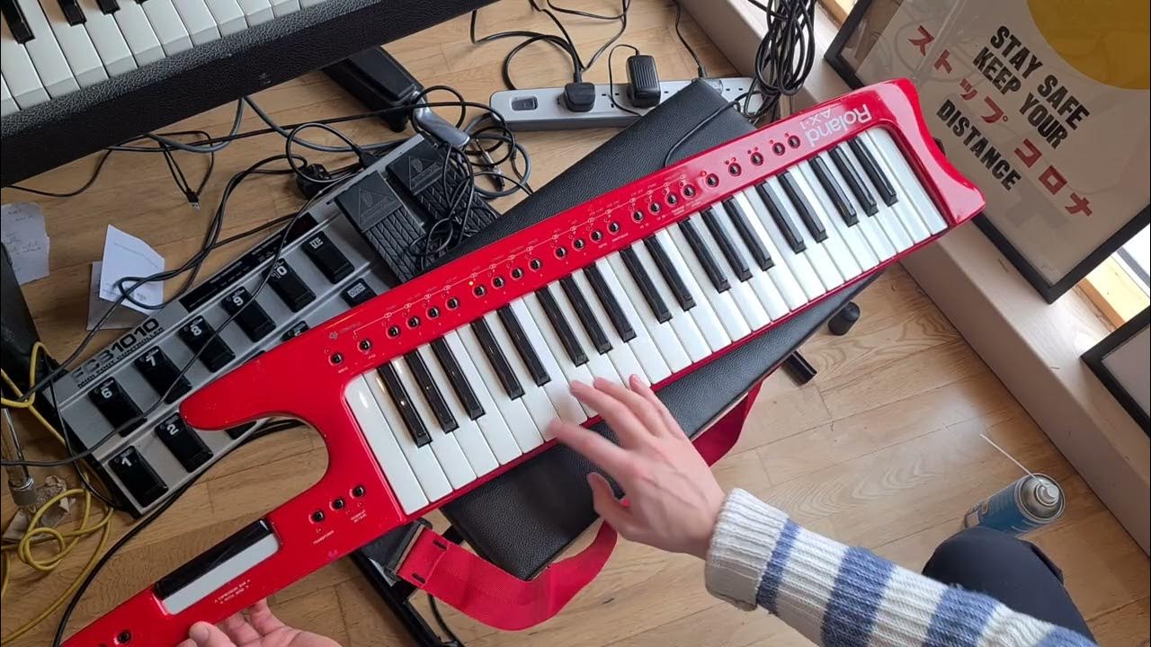 Roland AX-1 Keytar (midi controller) - YouTube