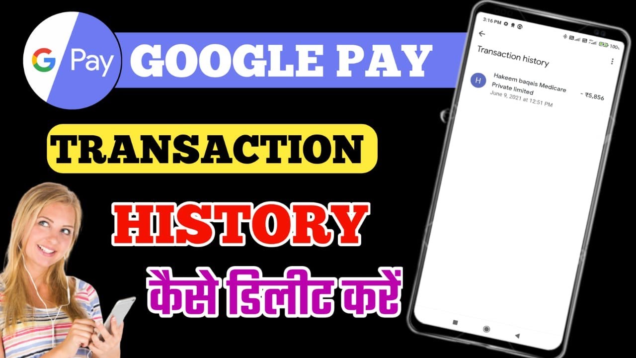 Google Pay Transaction History Kaise Delete Kare | How to Remove ...