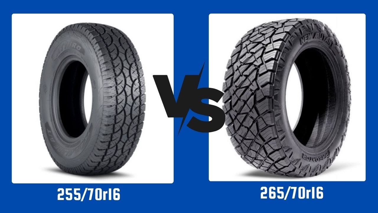 Tire Size 255 70r16 Vs 265 70r16 YouTube