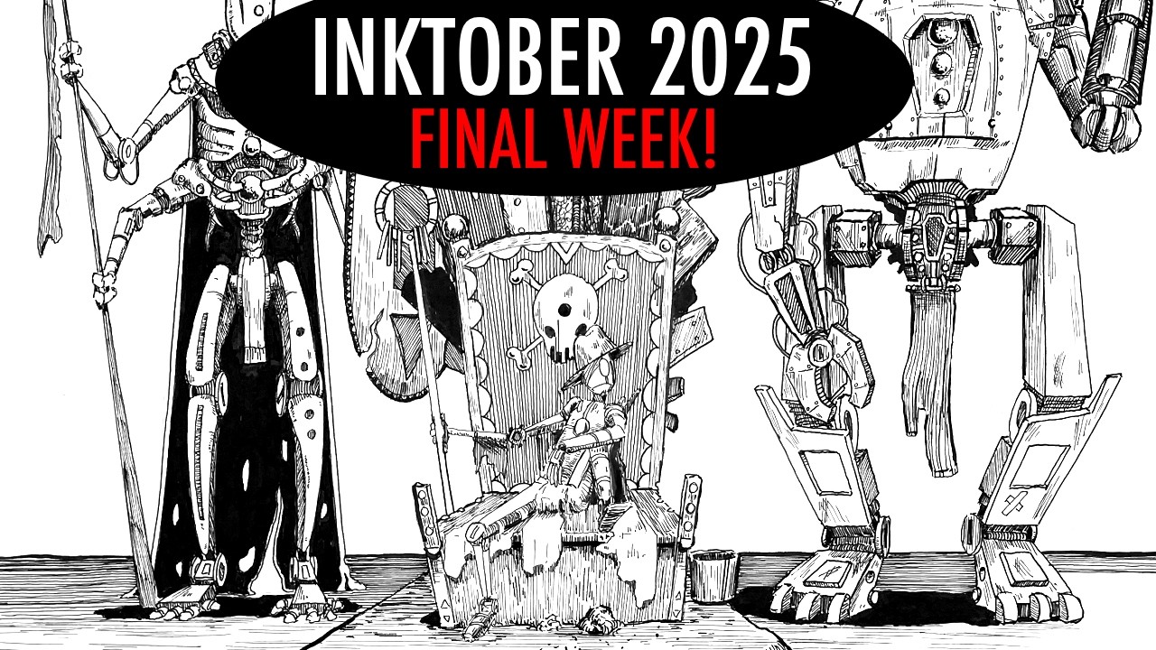 Finishing Inktober 2025 - YouTube