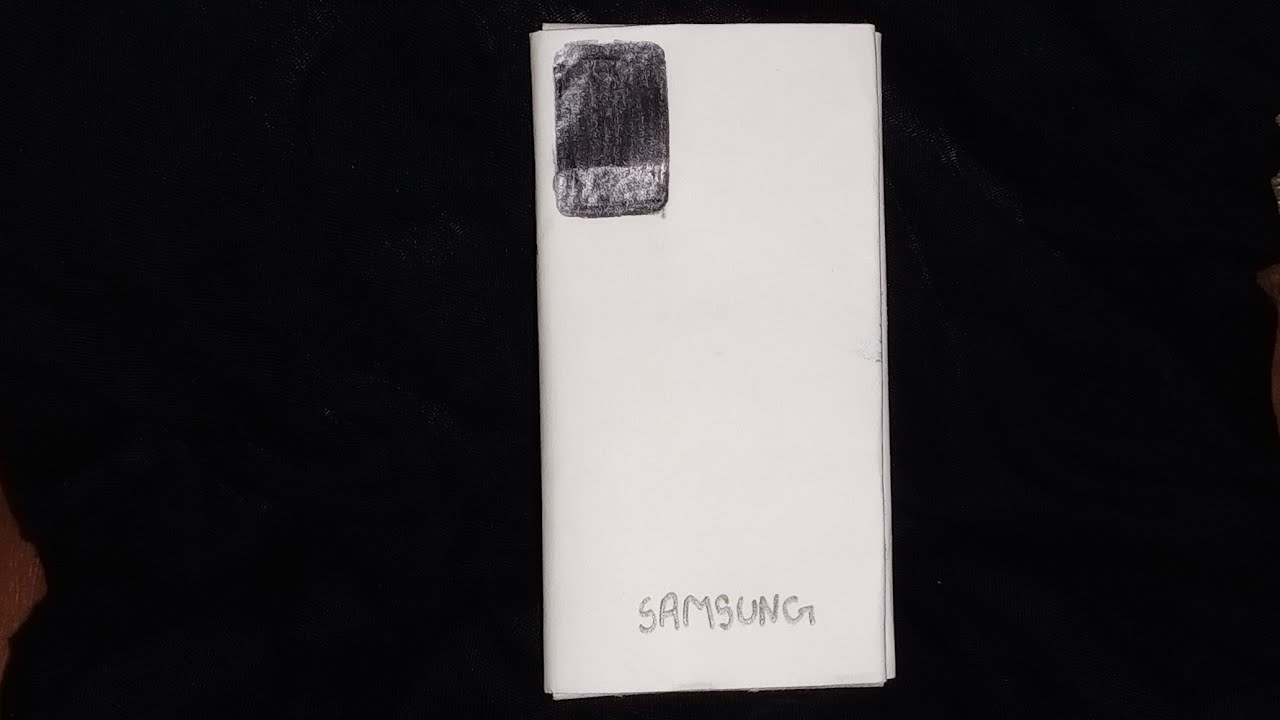 how to make Samsung Galaxy S20 with paper | No glue,No tape - YouTube