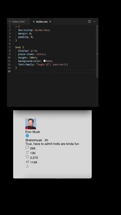 Tweet Clone In 33 Seconds Html Twitter Tweetclone Webdesign Webdev Csscoding Learntocode