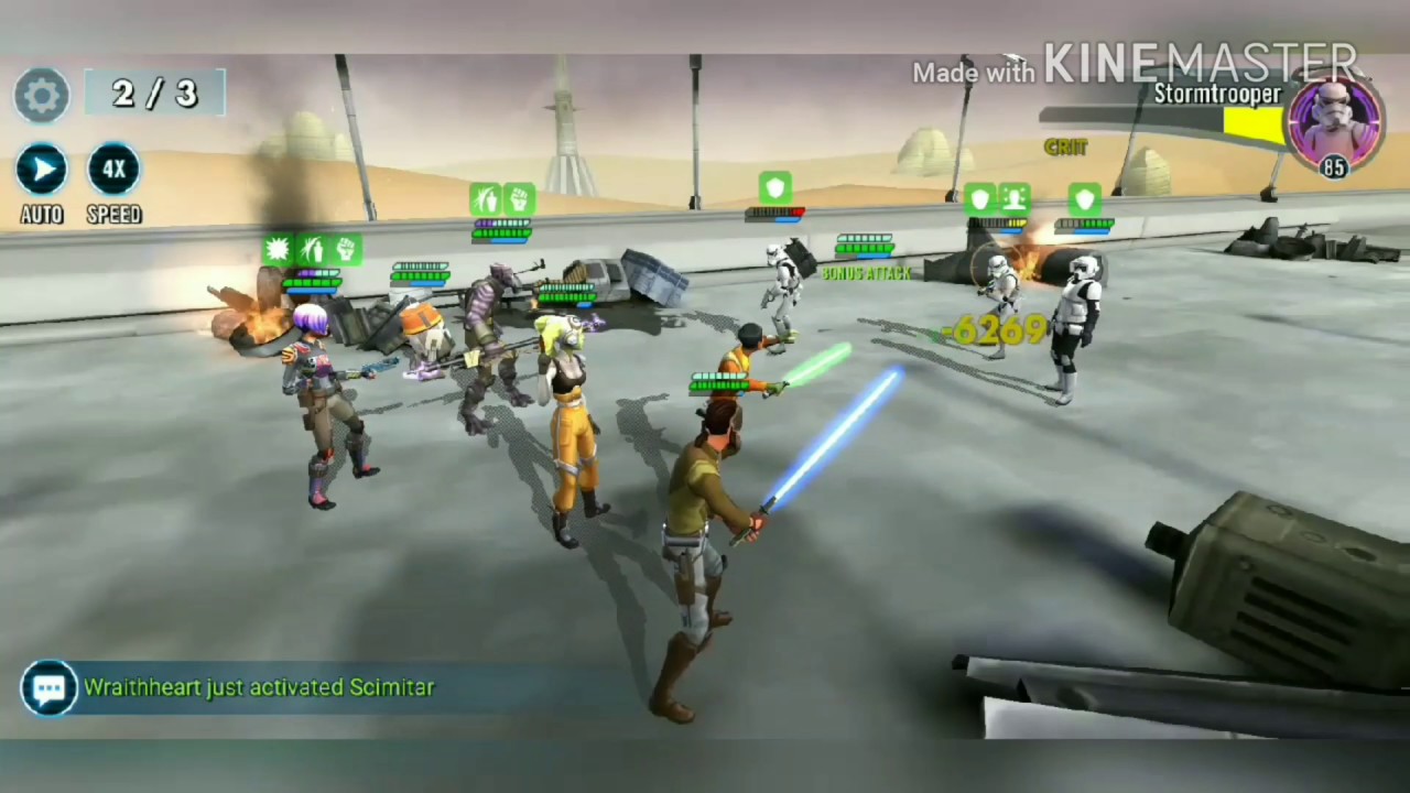Star Wars GOH- Phoenix squad flash bonus event my gear 7 and mods - YouTube
