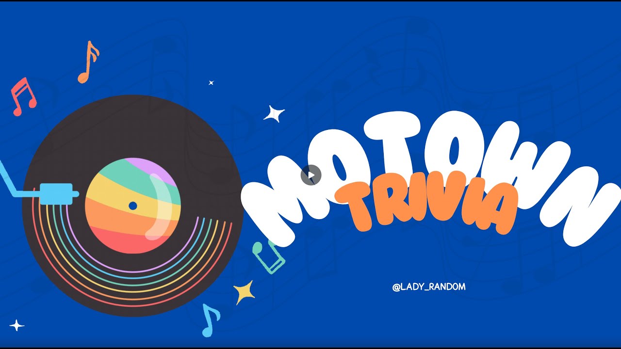 The Ultimate Motown Trivia! - YouTube