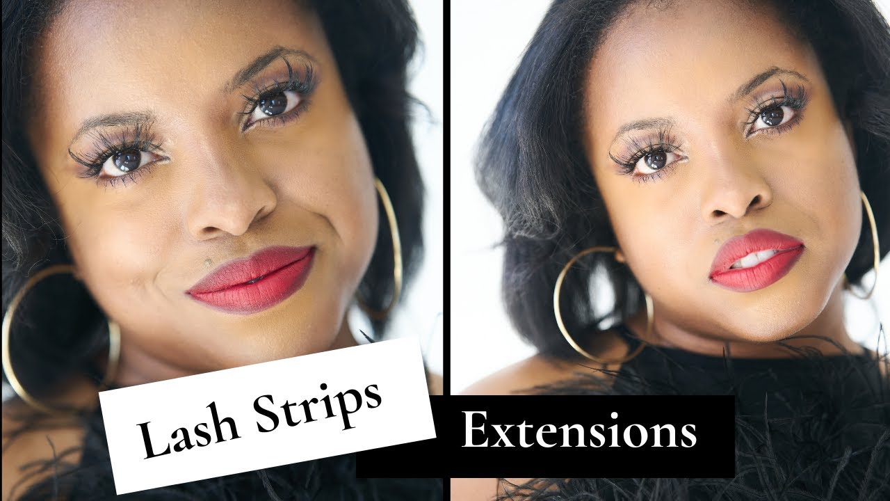 Turning Strip Lashes into DIY Extensions - YouTube