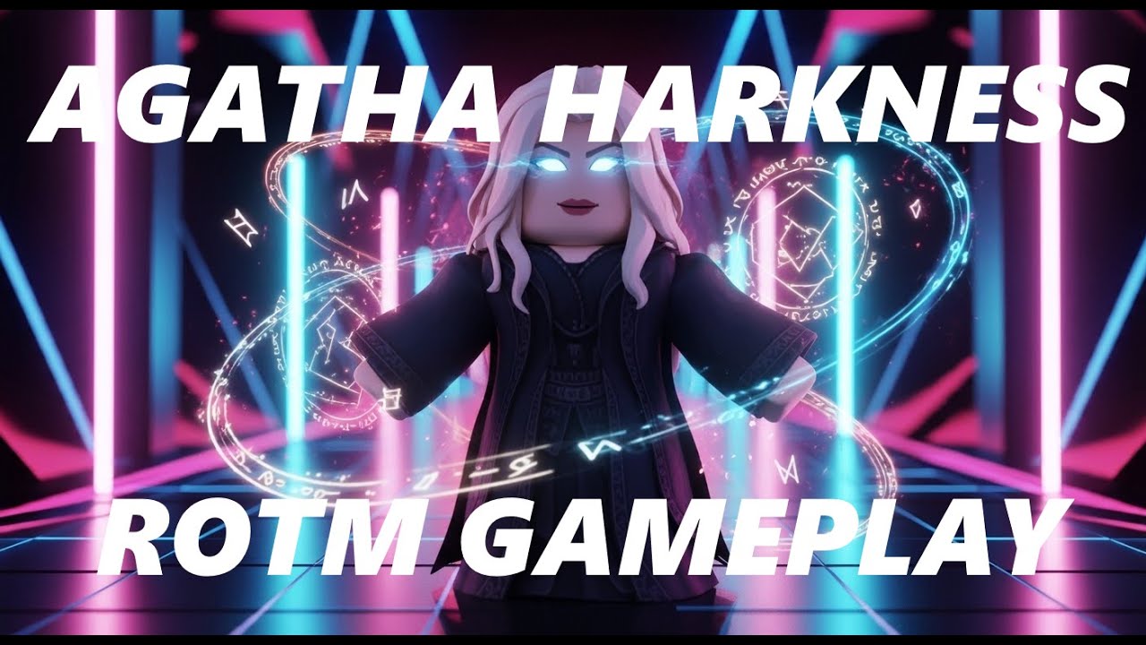 AGATHA HARKNESS GAMEPLAY | ROTM | ROBLOX | - YouTube