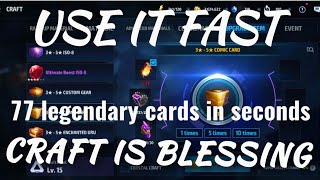 CRAFT SYSTEM IS BLESSING TO ALL!!!! CRAFTING CARDS IS EASIER NOW ...