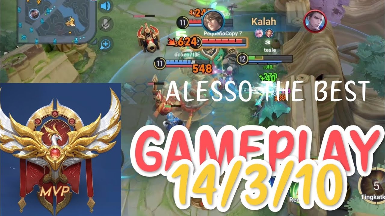 ALESSO GAMEPLAY TERBAIK HOK ( HONOR OF KINGS ) #2 #hok - YouTube