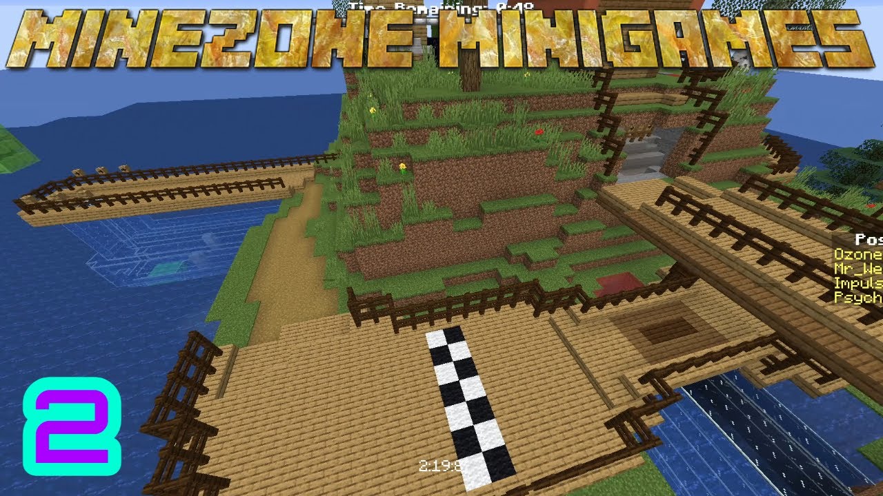 Racing Around - Minezone Minigames - YouTube