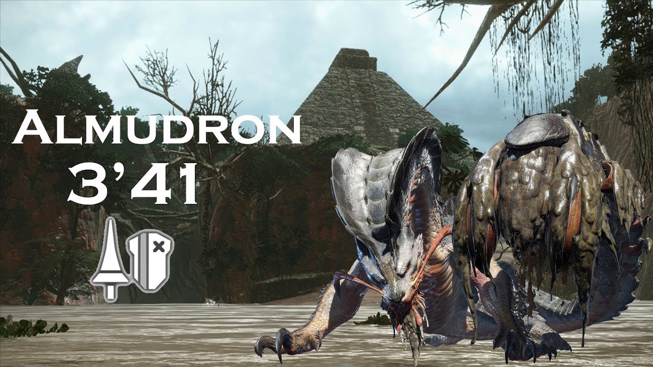 MHRise | Almudron Lance Solo 3:41 - YouTube