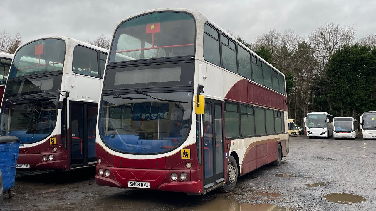 *Full Kickdown* Moffat and Williamson Volvo B9TL Gemini 1 (SN08 BWJ ...