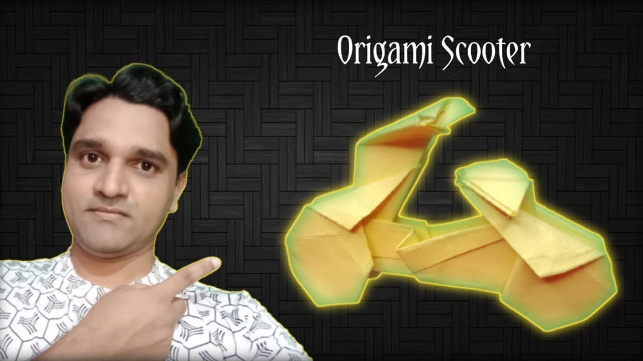 How to make Paper Scooter | Amazing DIY Paper Scooter | Antistress ...